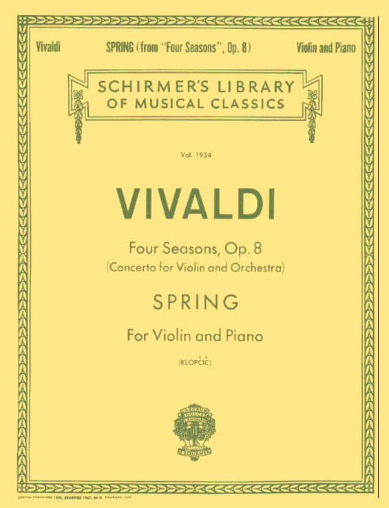 Vivaldi's Spring in E Major by Klopcic