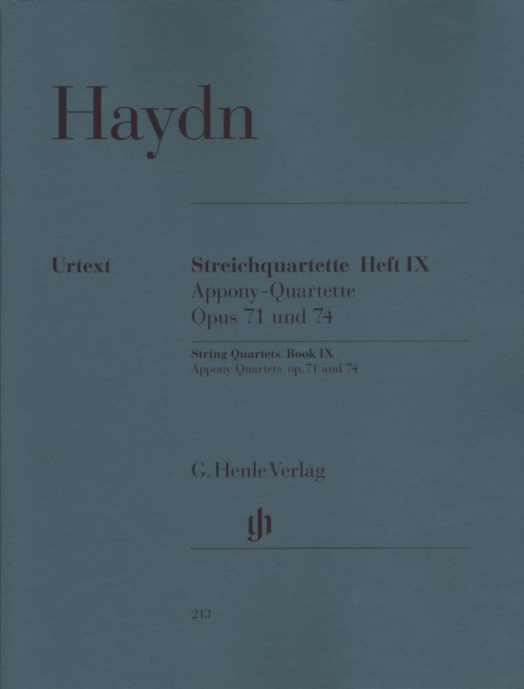 Haydn Op. 71-74 String Quartets Urtext eCommerce