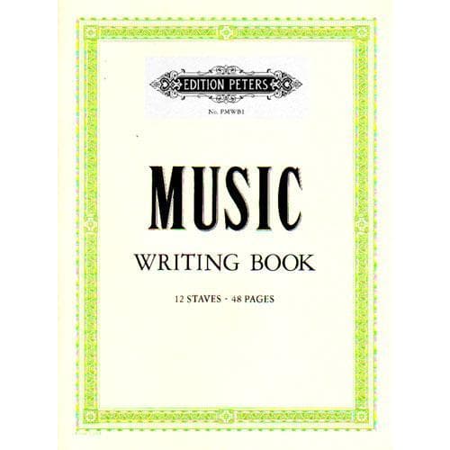 Music Writing Book: Staff Paper Notebook