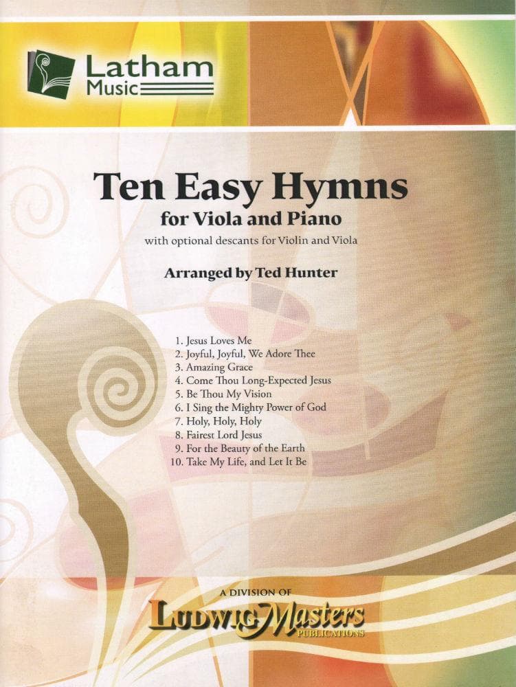 Easy Viola Hymns with Piano: Religious Sheet Music