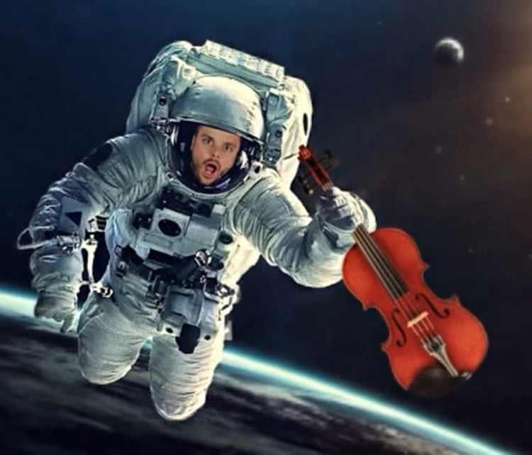 Rob Landes sends an Amadeus violin to space