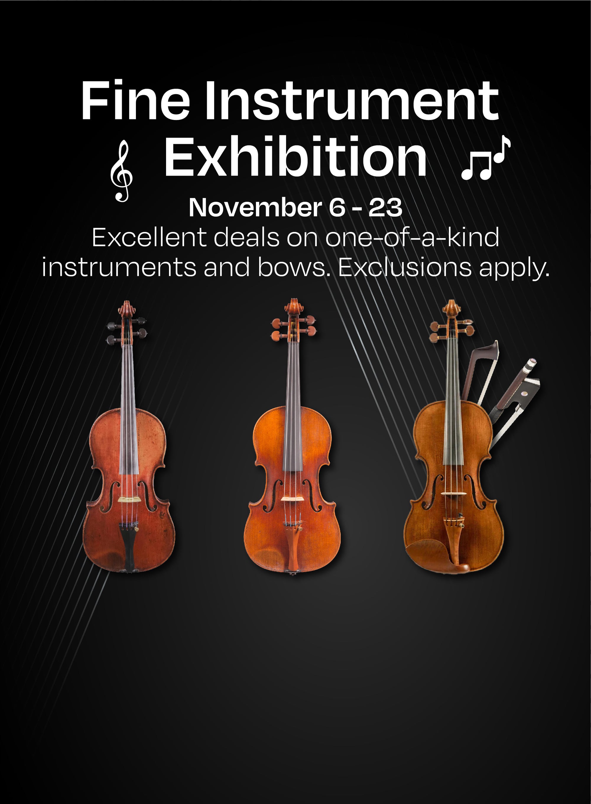 Exclusive Fine Instrument Exhibition on Violins & Bows | Shar