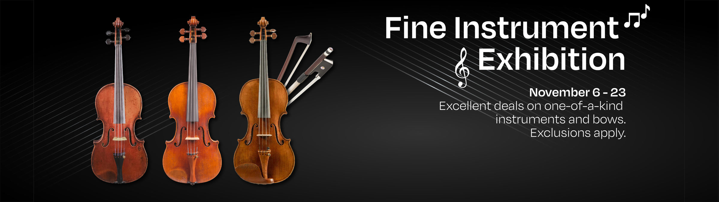 Exclusive Fine Instrument Exhibition on Violins & Bows | Shar
