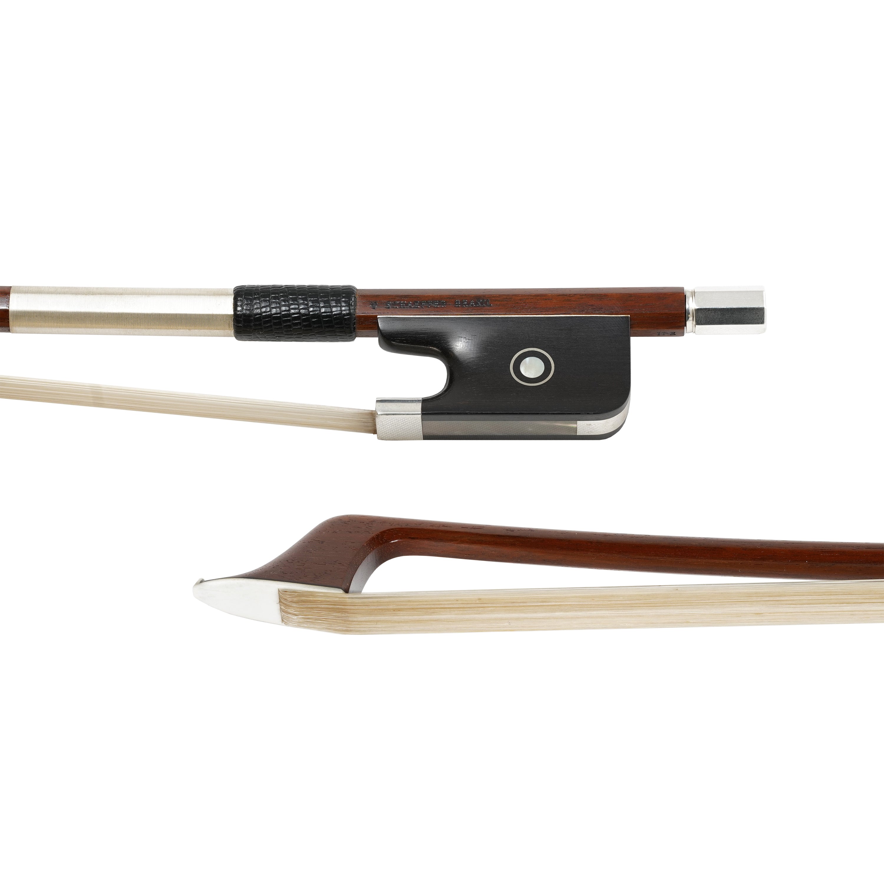 Vanderson Schaeffer "Sartory" Ipe Cello Bow, Ebony & Silver - Shar Music