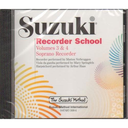 Suzuki Recorder School CD - Soprano (Vols. 3-4)