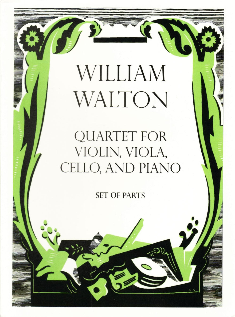 Sheet Music for Walton Quartet: Violin, Viola, Cello, Piano