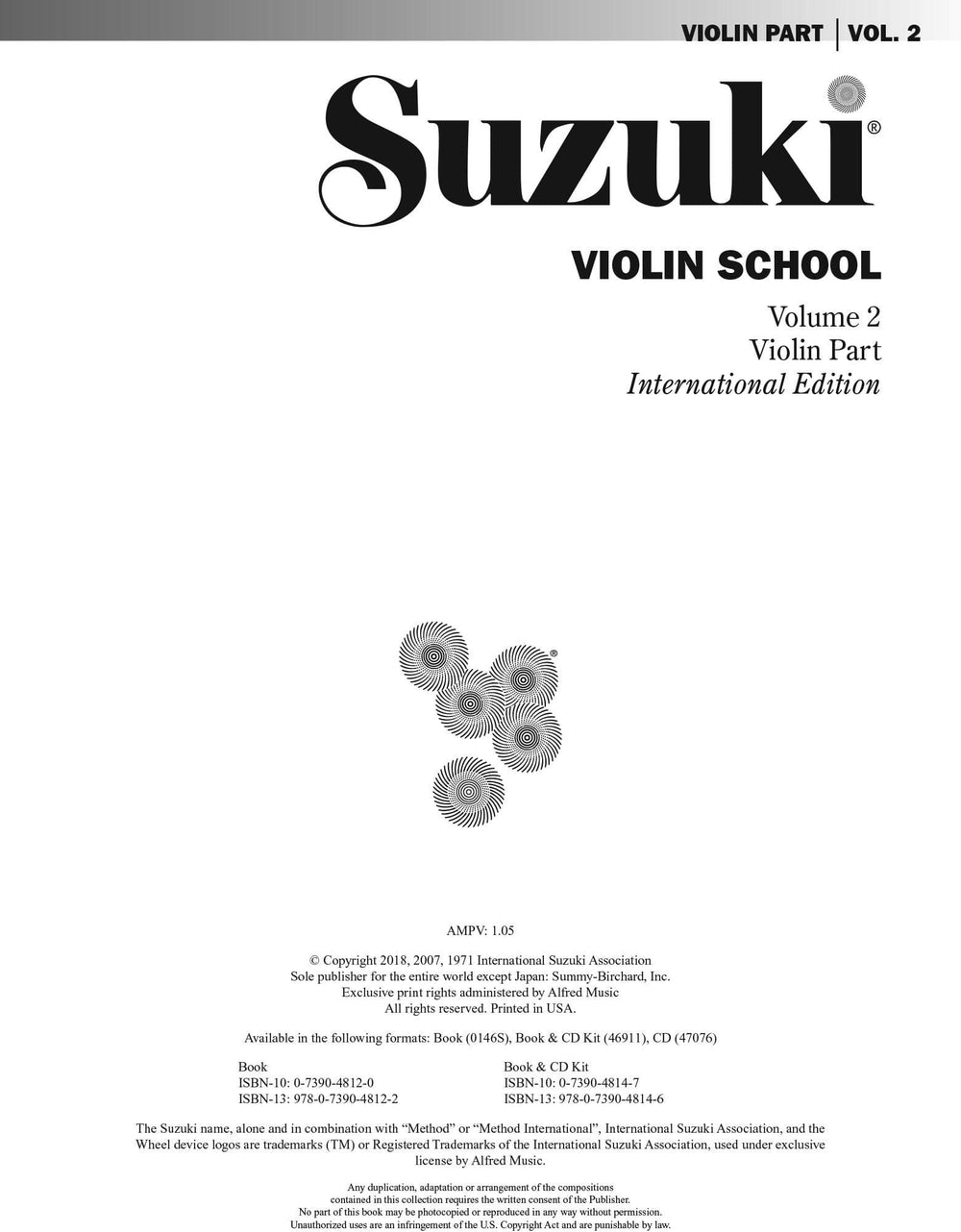 Suzuki Violin School Volume 2 Book CD
