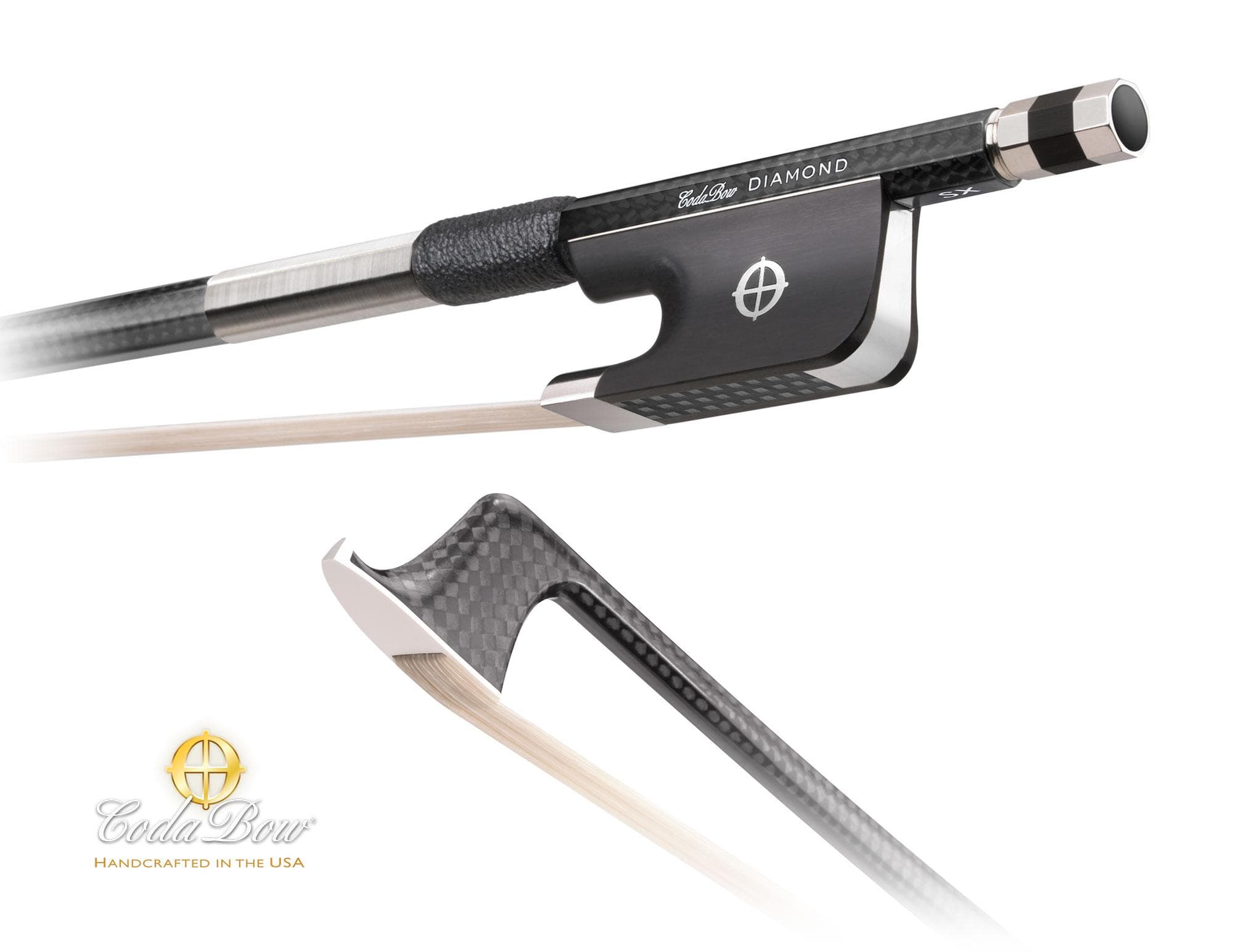 Professional Codabow Diamond SX Cello Bow - 4/4 Carbon Fiber