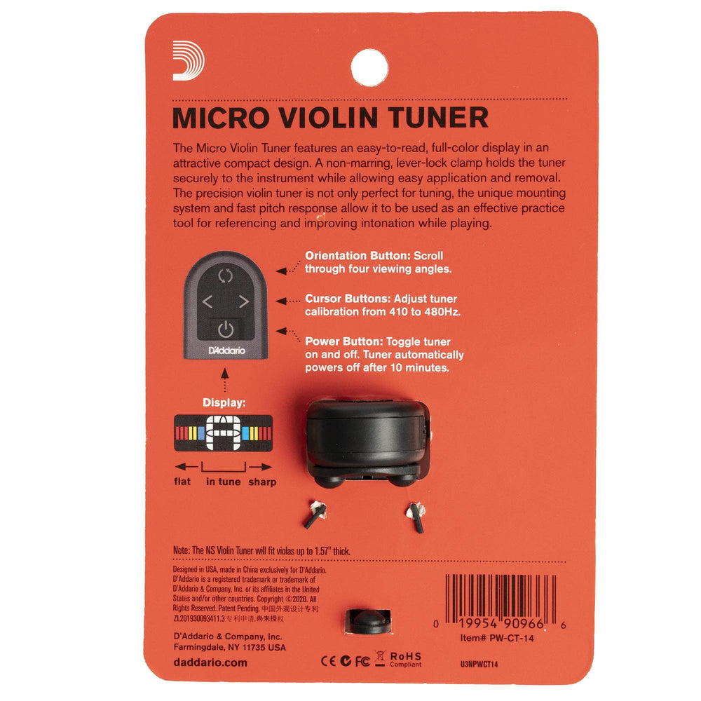 NS Micro Violin Tuner - Perfect Pitch Detection