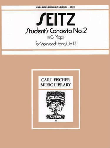 Seitz Concerto No. 2: Beginner Violin Sheet Music