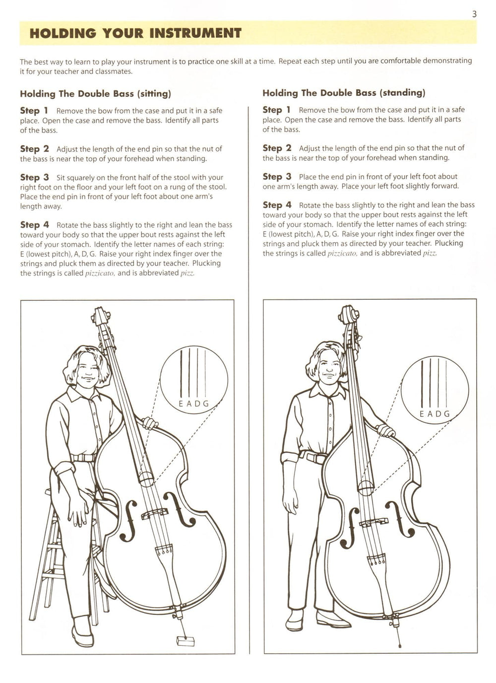 Beginner Double Bass Method Book - Essential Elements 2000
