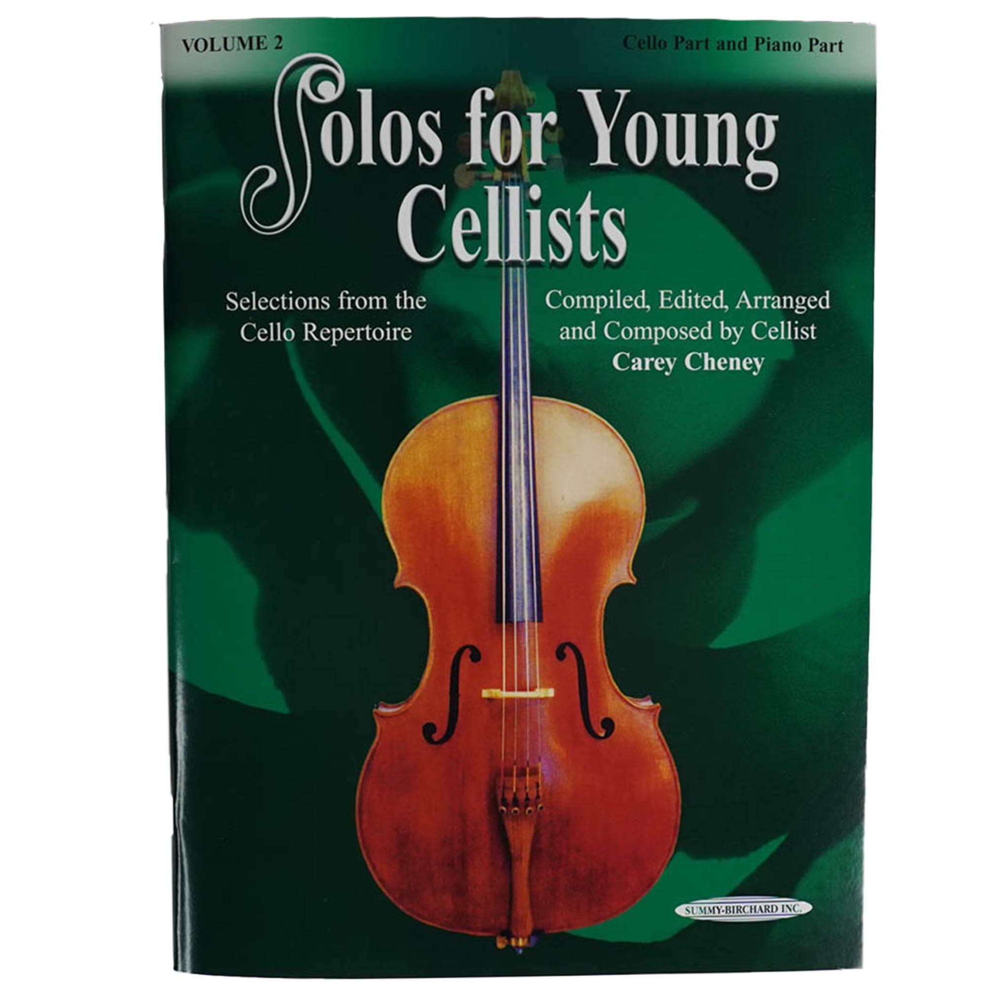 Solos for Young Cellists: Volume 2 - for Cello and Piano - by Carey Ch
