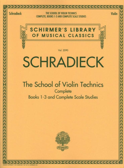 Schradieck's Violin Technique Book: Essential Exercises