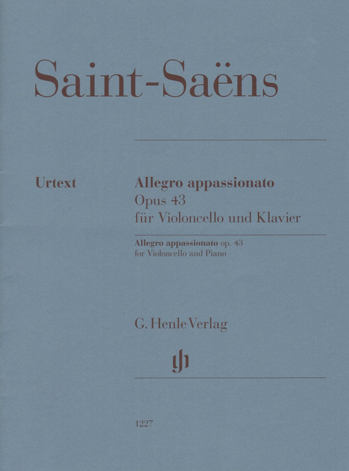 Saint Saens Allegro Appassionato Sheet Music
