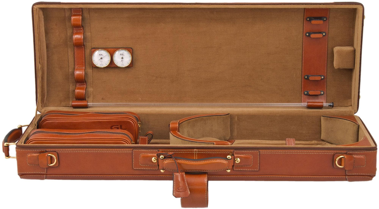 Brown Leather Viola Case: Music Accessories
