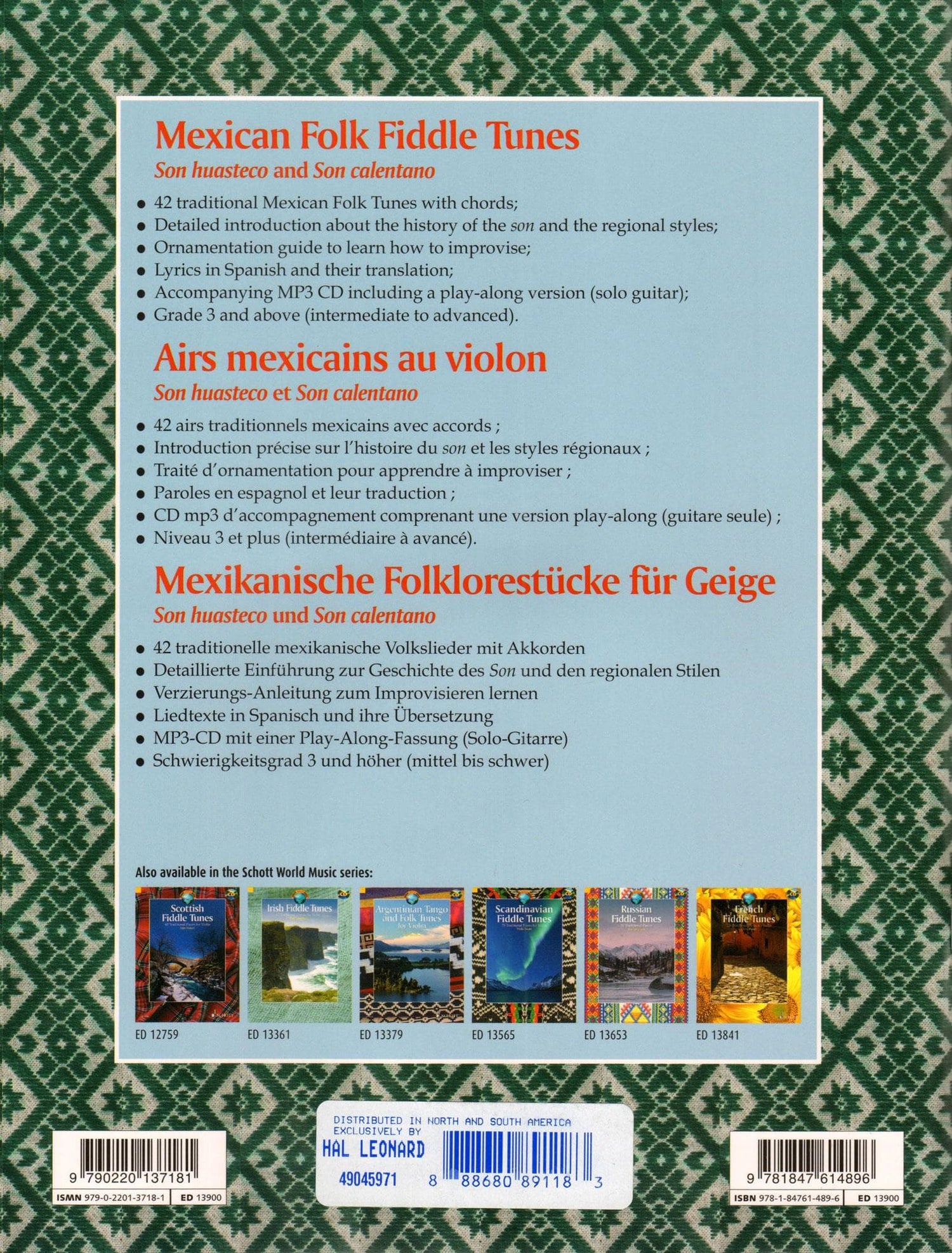 Mexican Fiddle Tunes & Sheet Music