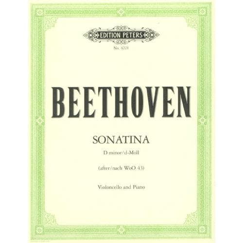 Beethoven Sonatina D Minor Woo 43 Sheet Music