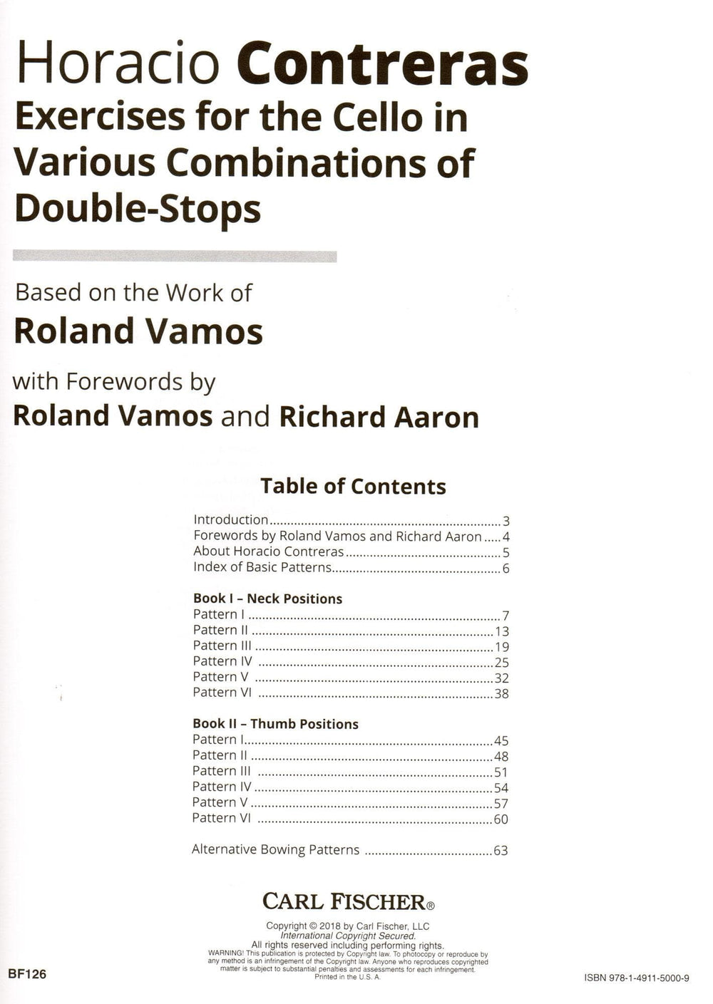 Cello Technique: Double Stop Exercises & Contreras Cello