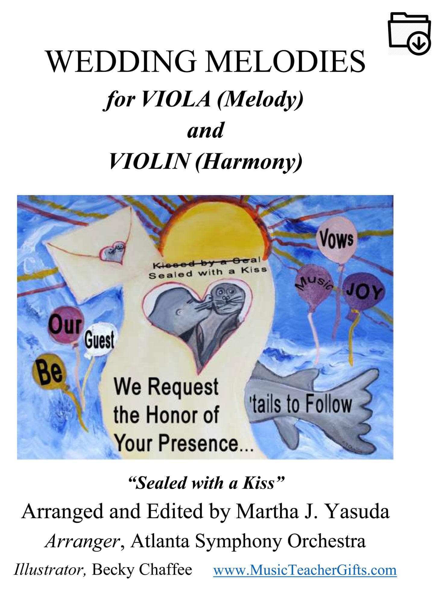 Viola & Violin Wedding Melodies - Digital Download by Yasuda Martha