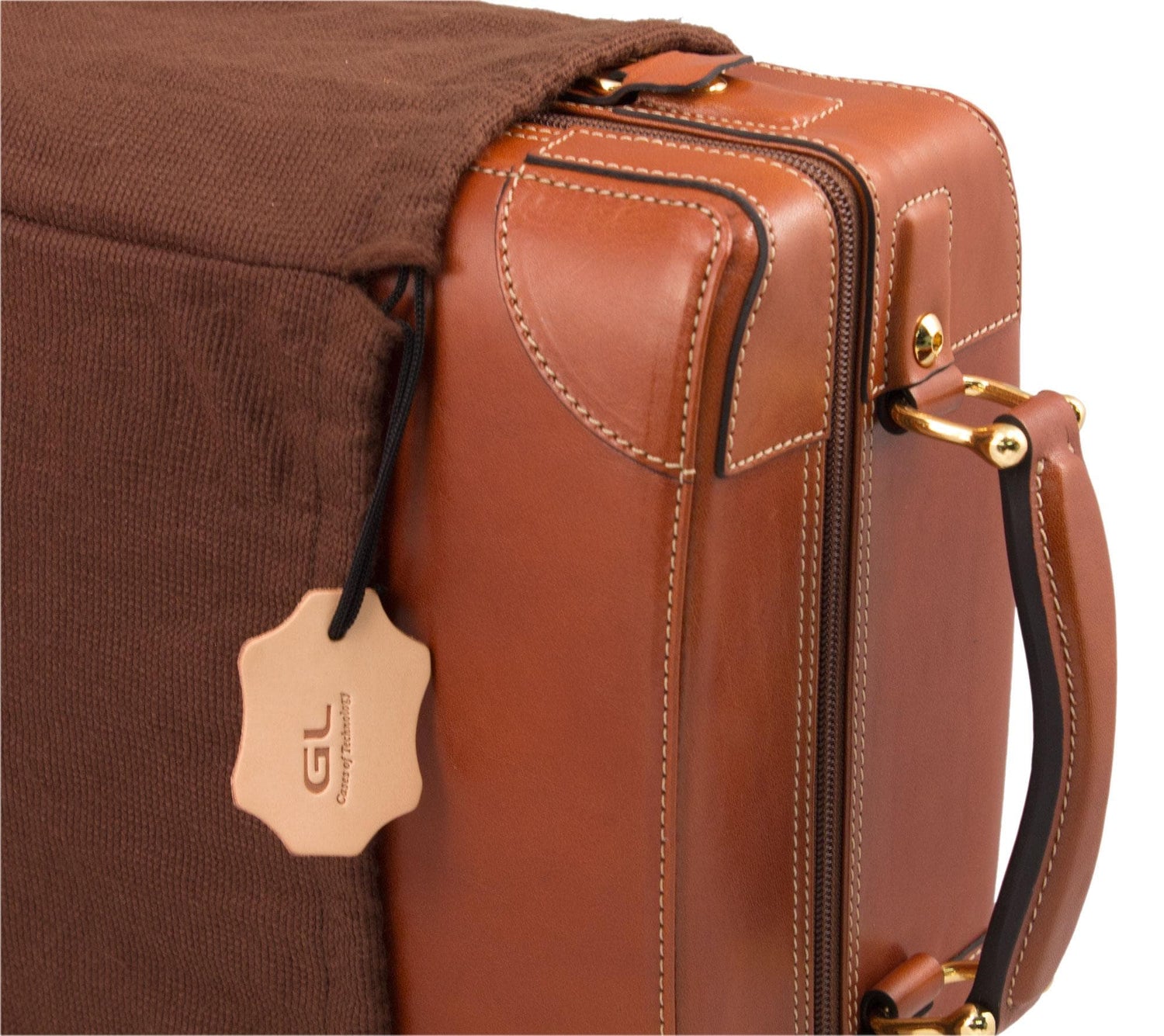 Brown Leather Viola Case: Music Accessories