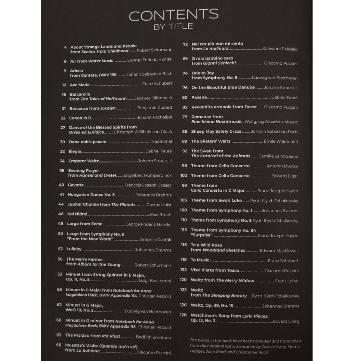 Classical Cello Sheet Music for Beginners