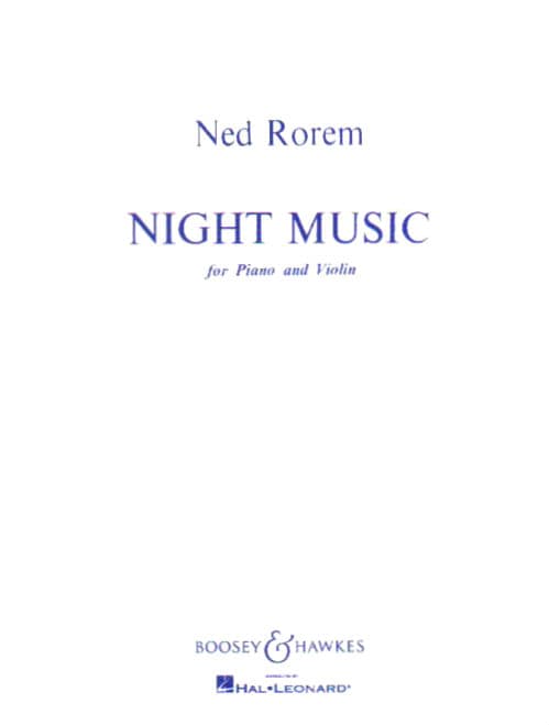 Violin Sheet Music: Rorem Night Music & More