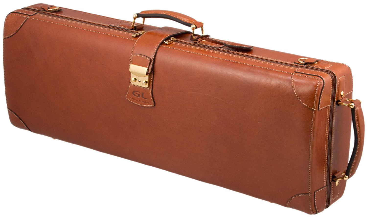 Brown Leather Viola Case: Music Accessories