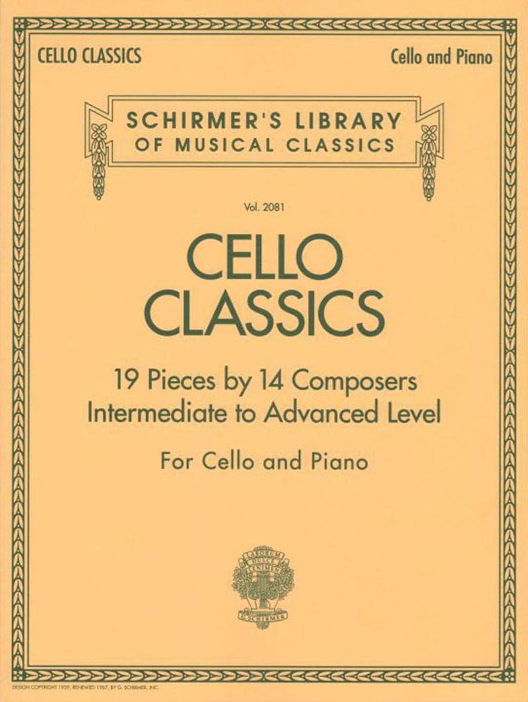 Cello Classics: Sheet Music & Repertoire for Music Education