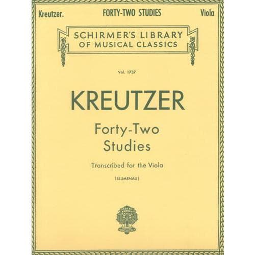 Viola Technique: Kreutzer 42 Studies