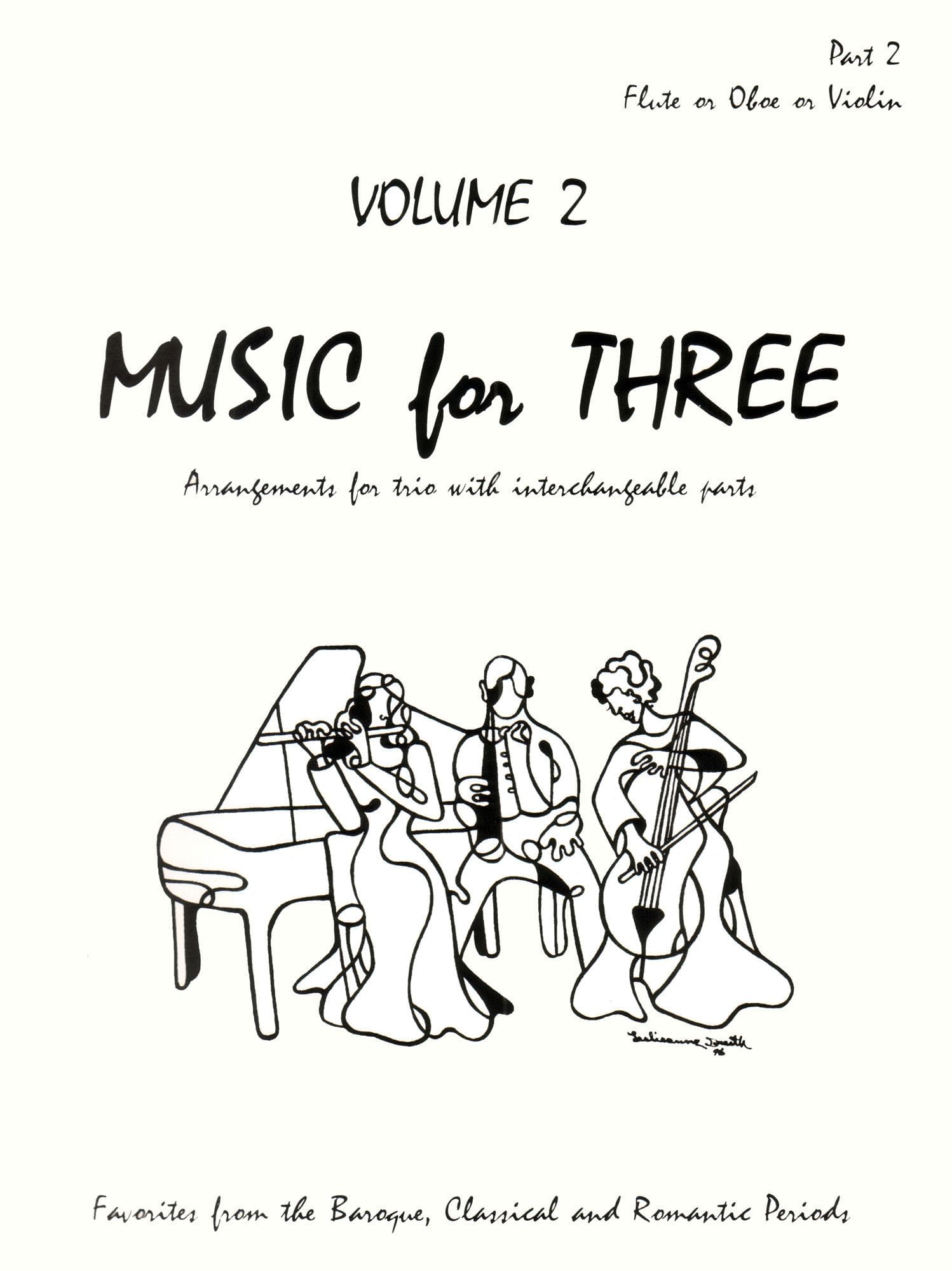 Music for Three Volume 2 Part 2 Violin, Oboe or Flute Published by Las