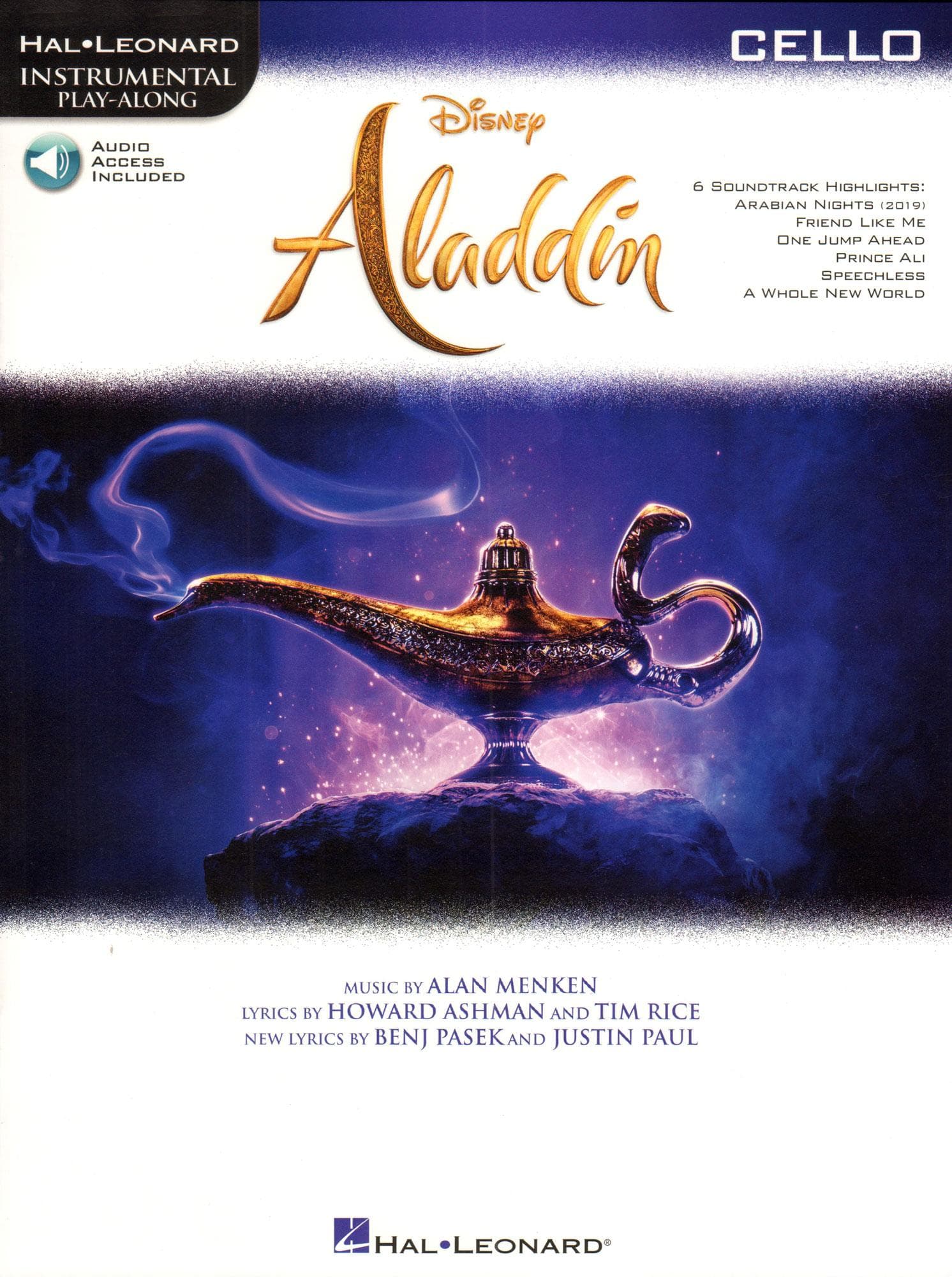 Disney Aladdin Cello Play-Along Book