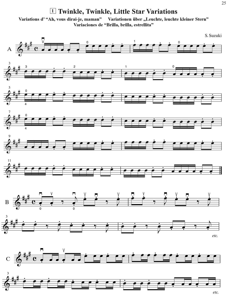 Suzuki Violin School Vol. 1 Book & CD