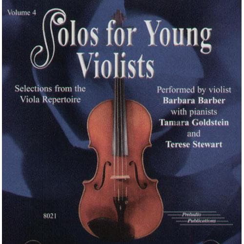 Solos for Young Violists Volume 4 CD by Barbara Barber Published by Al