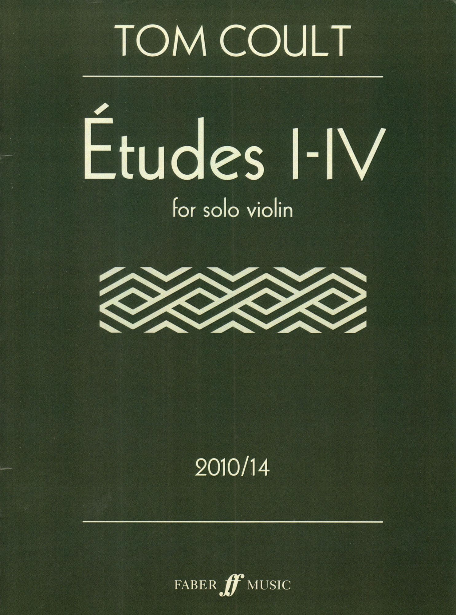 Violin Sheet Music: Coult Etudes Solo - Alfred