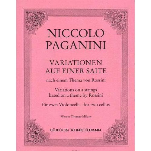 Paganini & Rossini Variations: Moses Sheet Music