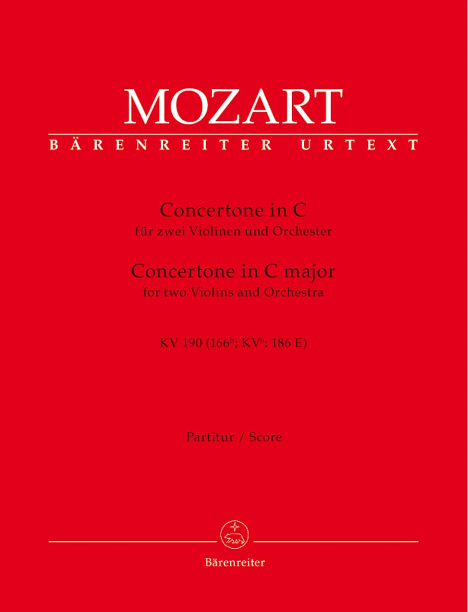 Mozart's Concertone: Violin Sheet Music