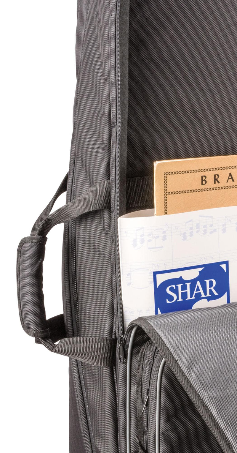 Cushioned violin backpack for oblong case
