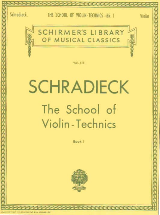 Schradieck School: Beginner Violin Exercises