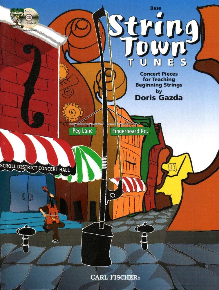 Bass on String Town CD - Gazda & Fischer