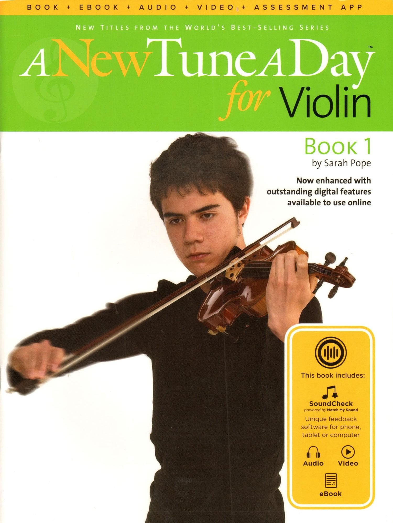 Pope, Sarah - A New Tune A Day Violin Method, Book 1 - Book/Online Aud