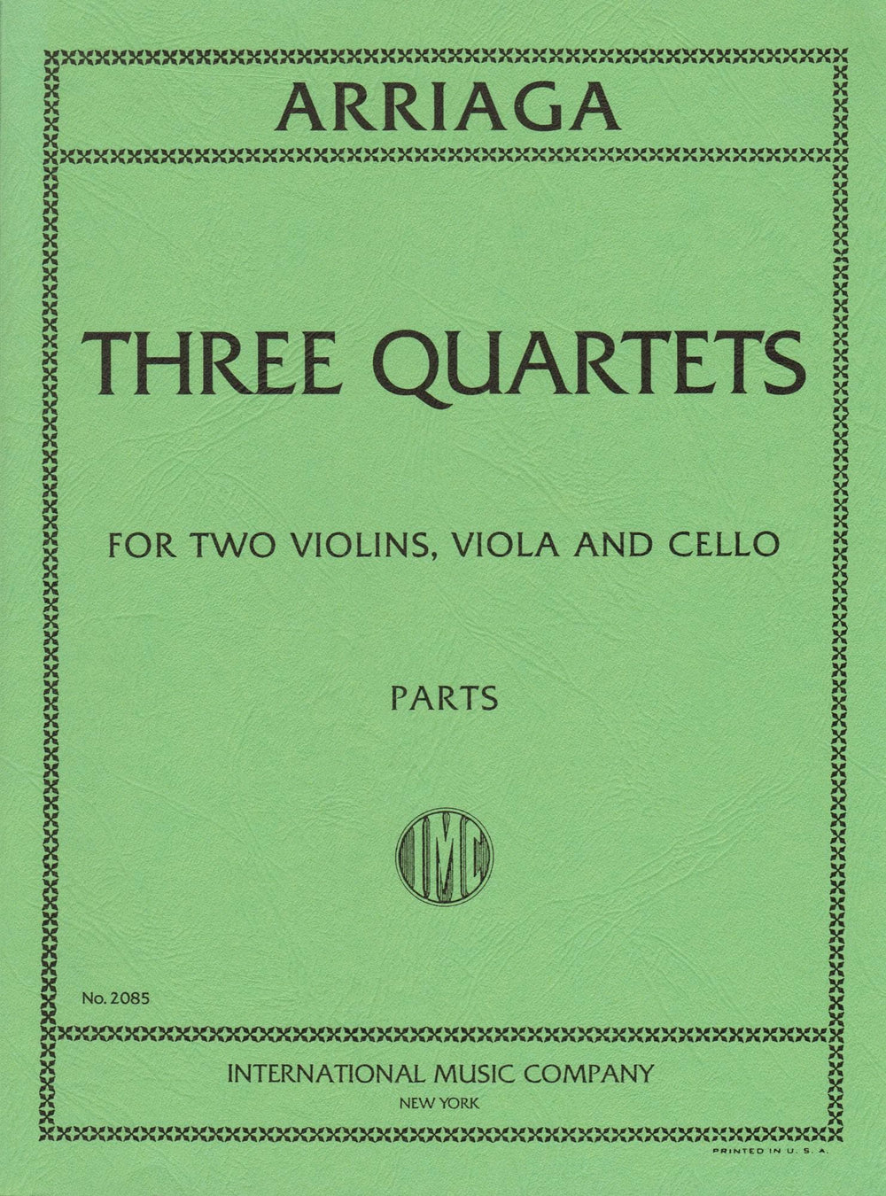 Arriaga String Quartet: Violin Sheet Music