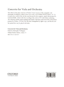 Walton, William - Concerto For Viola ( 1929 Revised 1962 ) With Piano